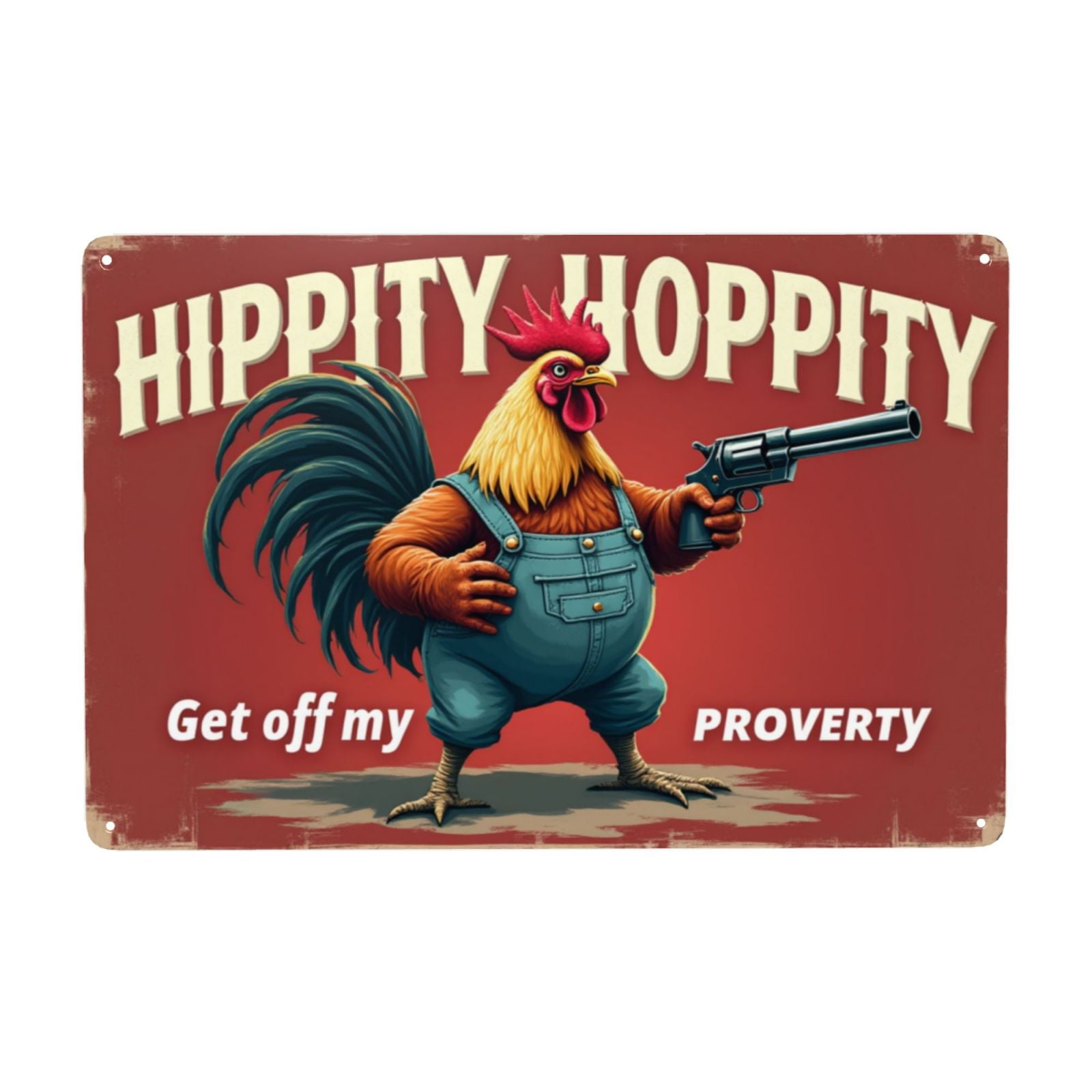 8X12 inch Chicken Room Sign Funny Metal Tin Signs Vintage Bedroom Door ...