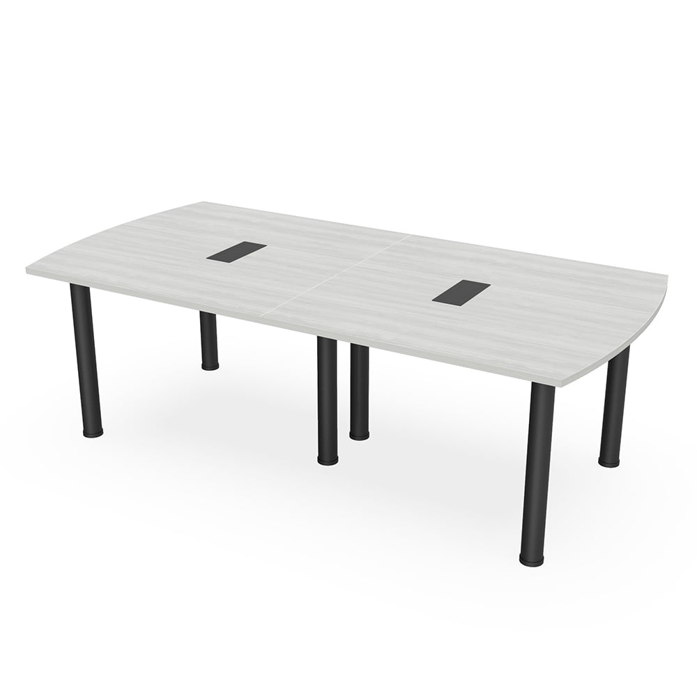 8X4 Arc Rectangle Conference Table Post Legs Power And Data - Walmart.com