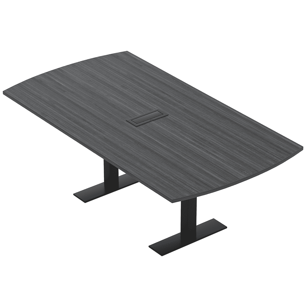 8X4 Arc Rectangle Conference Table Post Legs Power And Data - Walmart.com