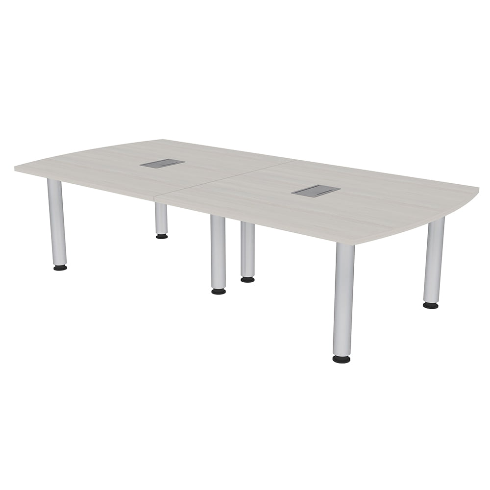 8X4 Arc Rectangle Conference Table Post Legs Power And Data - Walmart.com