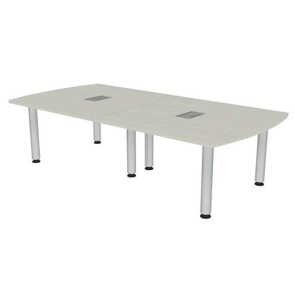 7Ft Rectangle Conference Room Table Power And Data Post Legs - Walmart.com