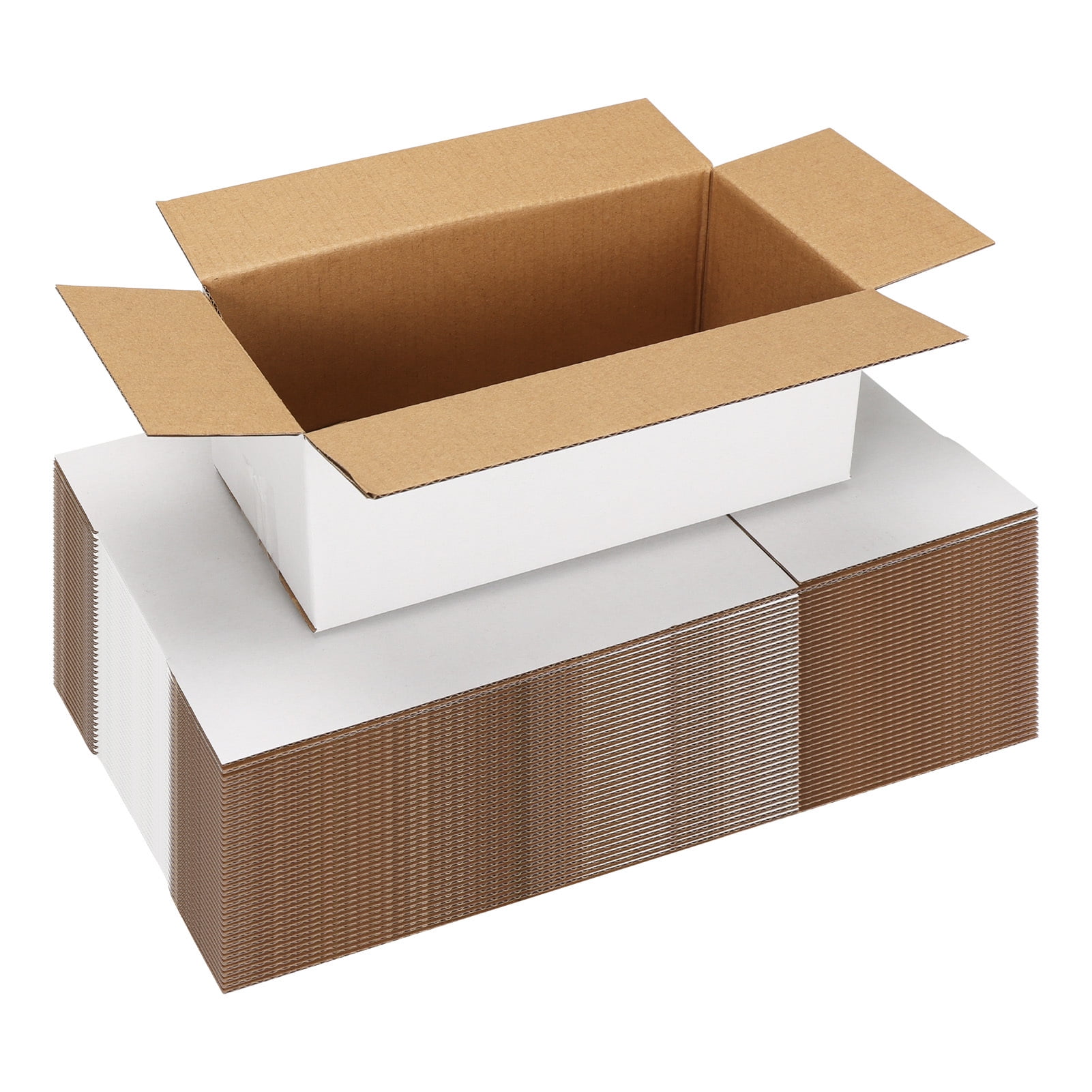 8X4X3 Shipping Boxes, 40 Pack Corrugated Cardboard Mailer Box for ...