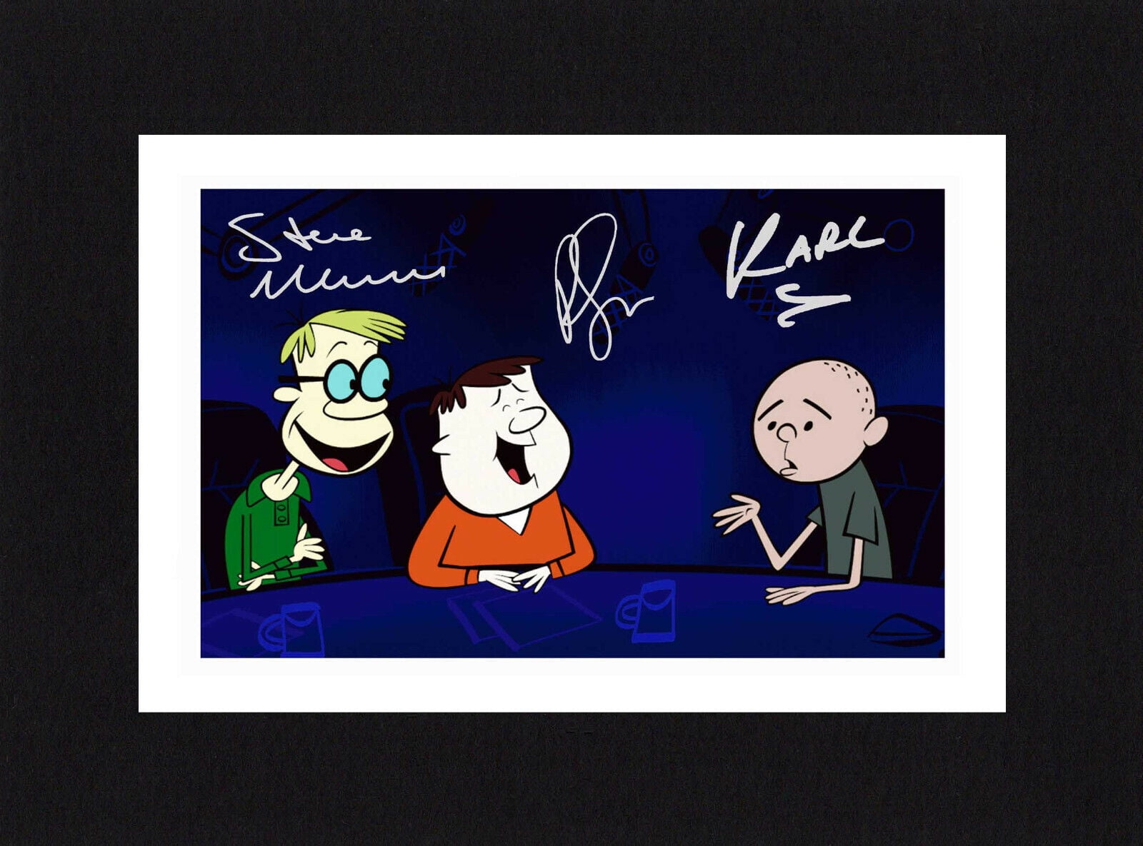 8X6 Mount THE RICKY GERVAIS SHOW Cast Multi Signed Photo Print Ready to ...