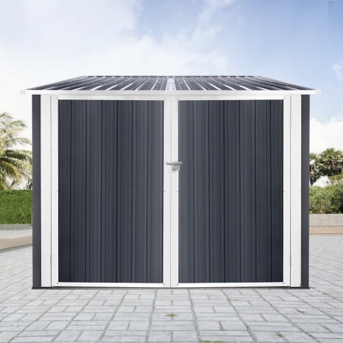 Bicycle Outdoor Steel Storage Shed,Metal Aluminum Waterproof Tool Sheds ...