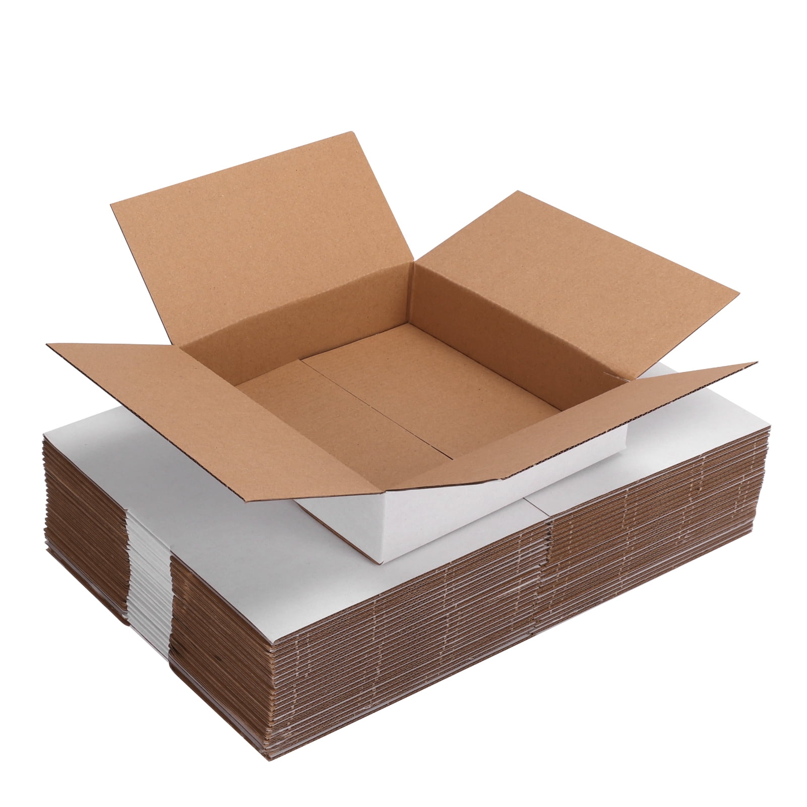 8X8X2 Shipping Boxes, 25 Pack Corrugated Cardboard Mailer Box for ...
