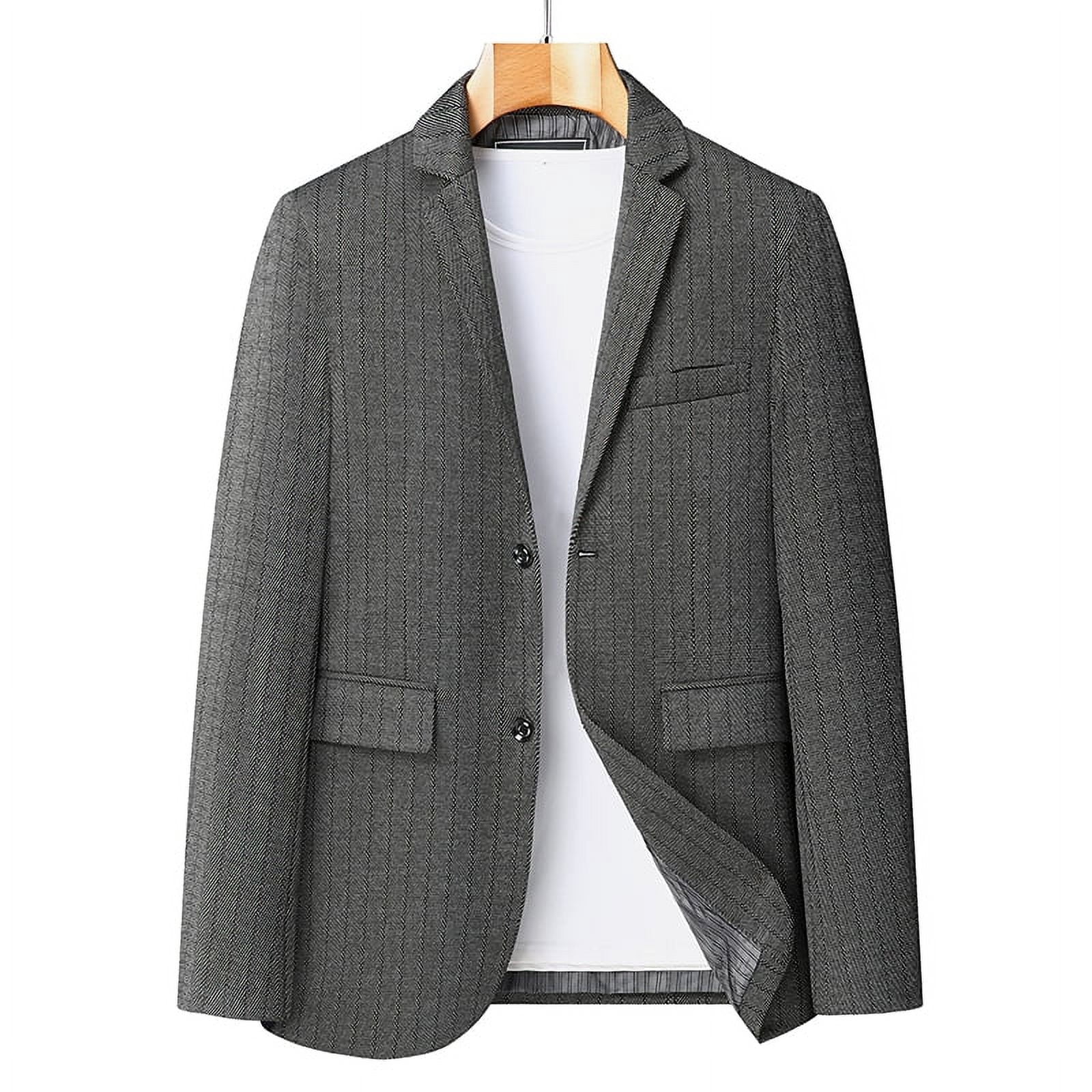 8XL 7XL 6XL Mens Suit Jacket New Autumn Winter Luxury Style Middle-Aged ...
