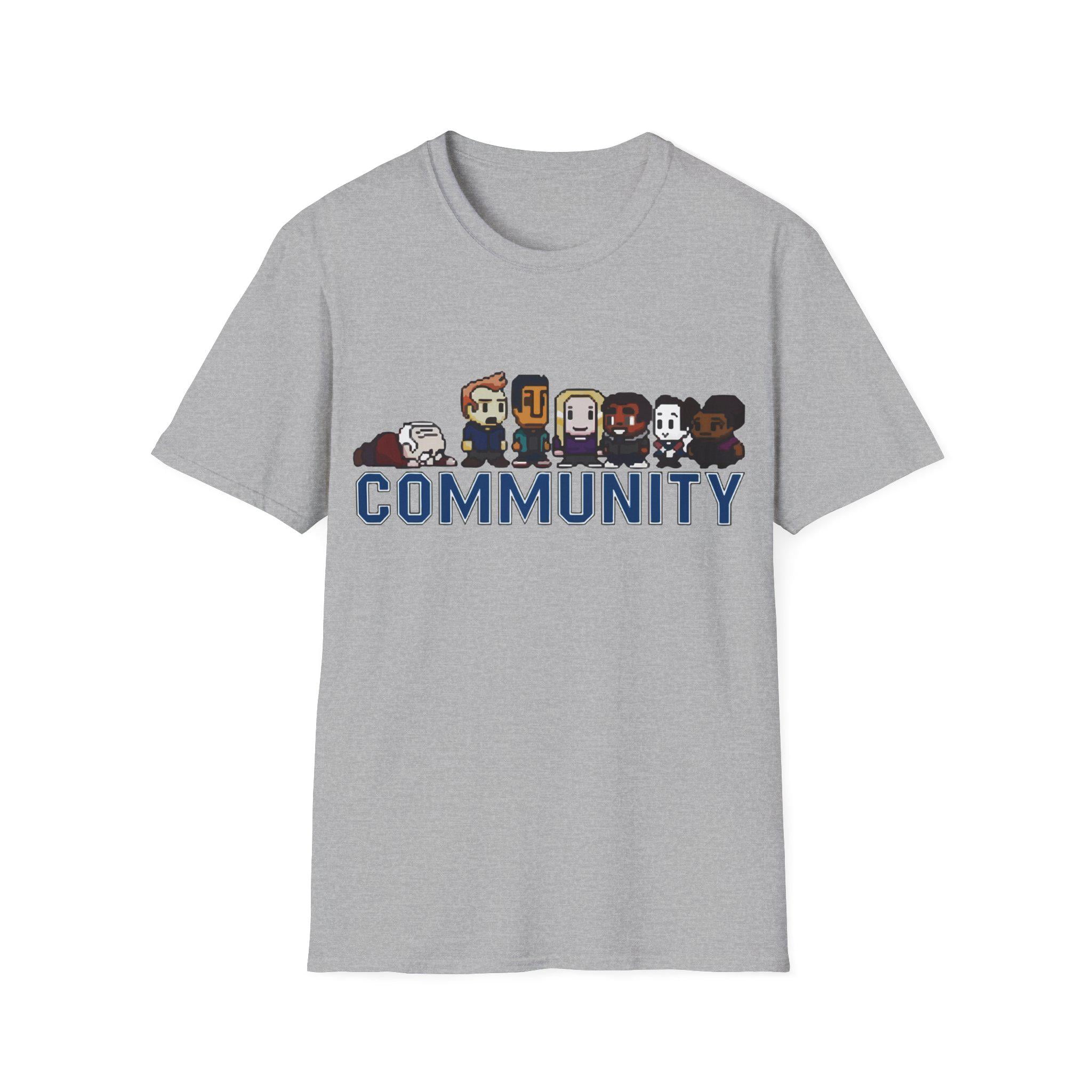 8bit Study Group Community Other Softstyle T-Shirt, Community Tshirt ...