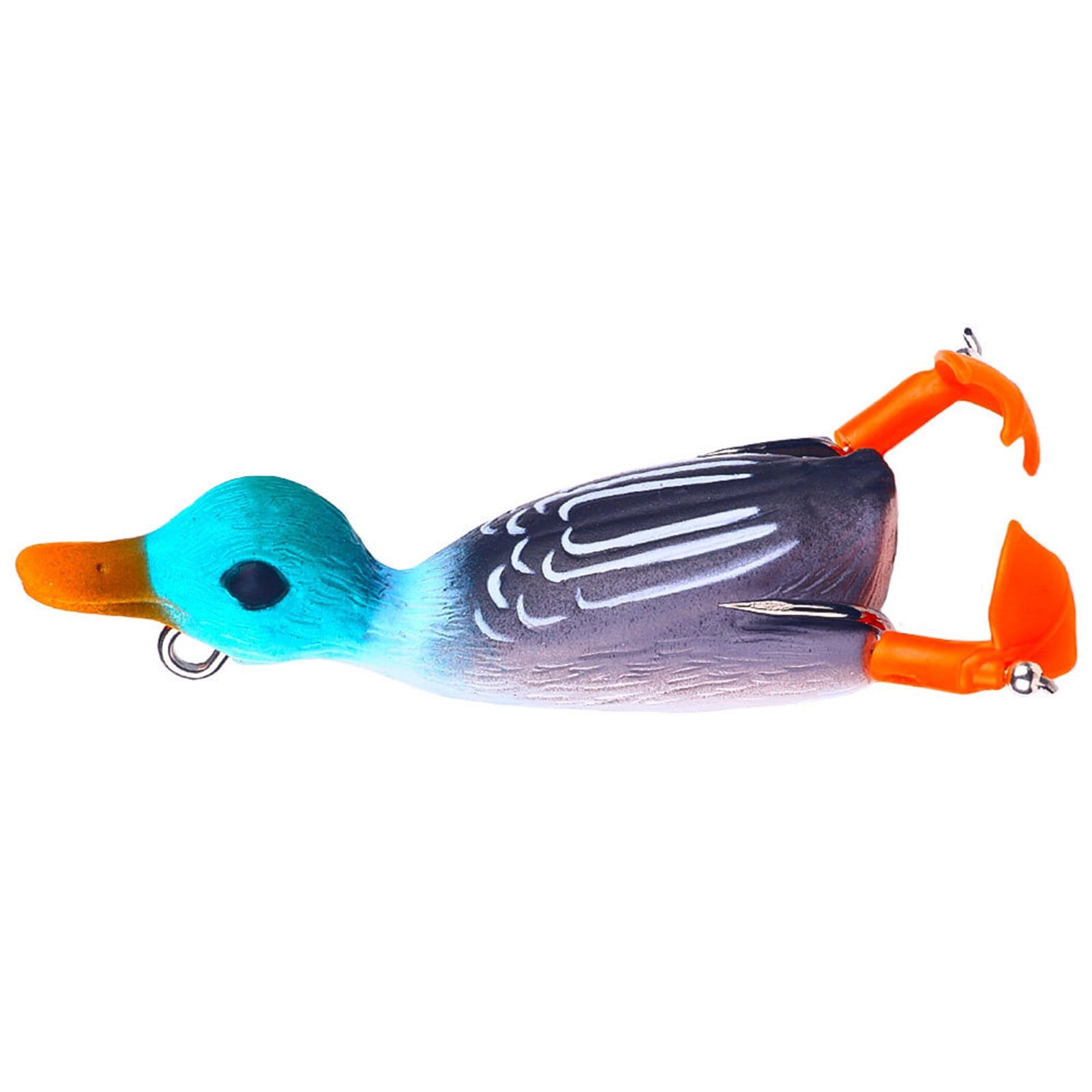 8cm 9.5g 3D Spinner Leg Duck Bait Appearance Fishing Lure Duckling Floating Plopping Splashing ...