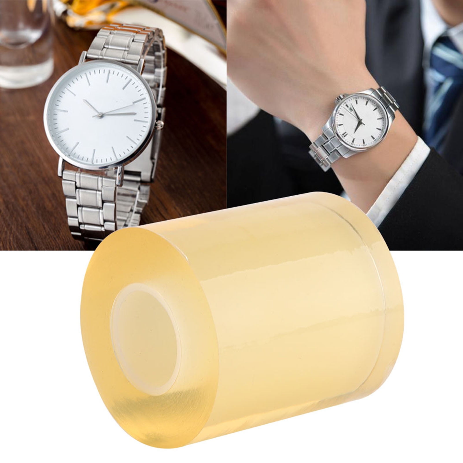 8cm Anti Static Clear Protective Film Watch Clock Jewelry Protector ...