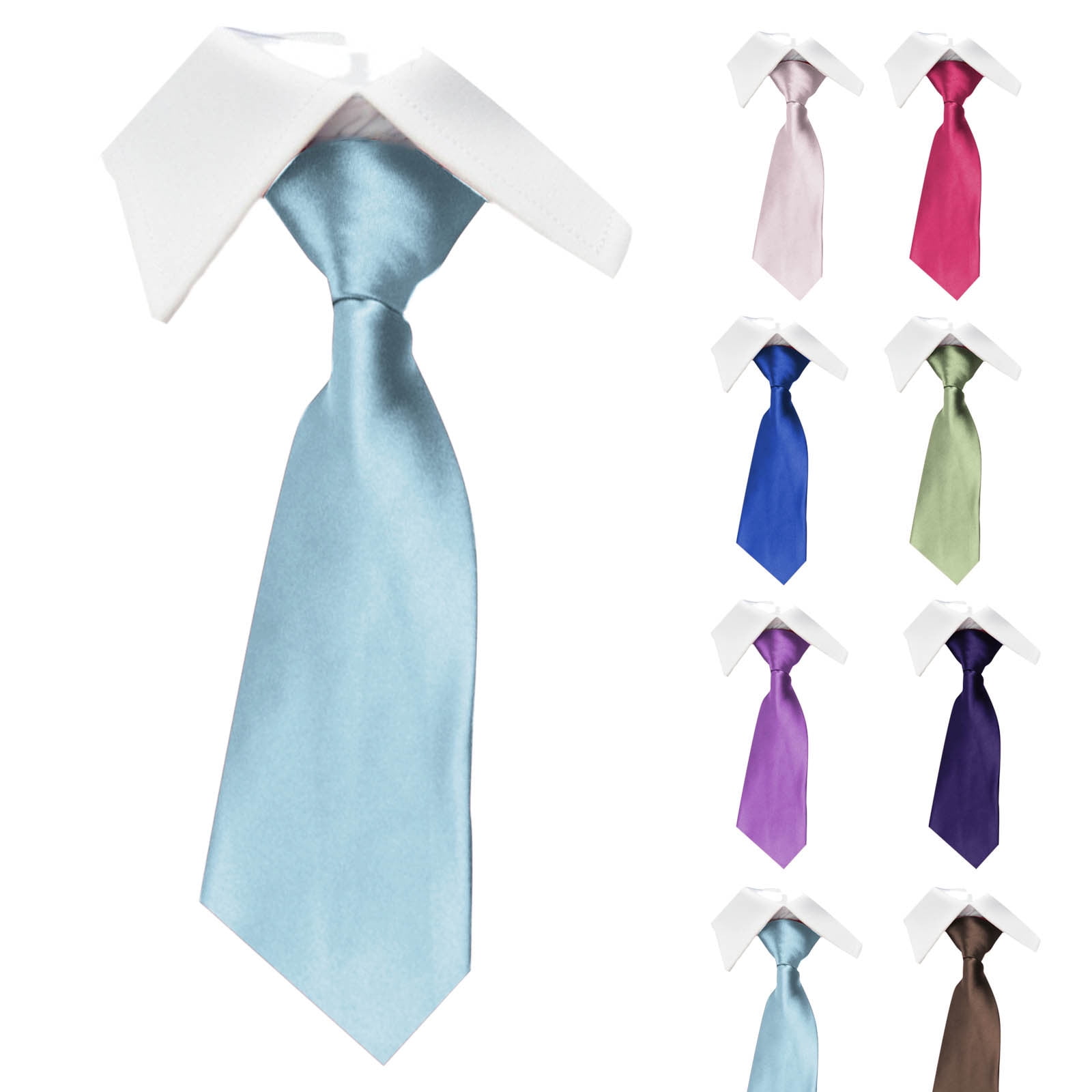 8cm Collection of Handmade Satin Neckties for Men Fashion Business ...