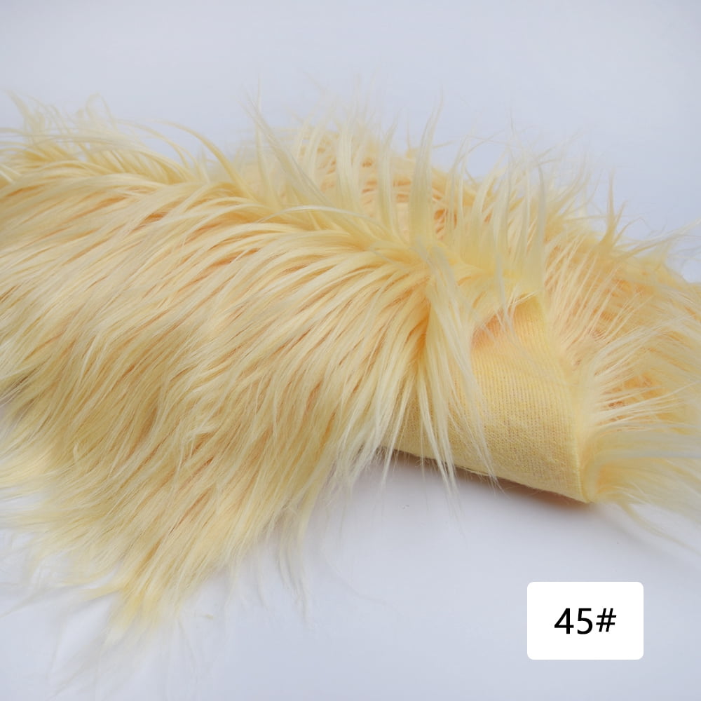 8cm Pile Length Imitation Fur Fabric Diy Cosplay Clothing Hairy Fur ...