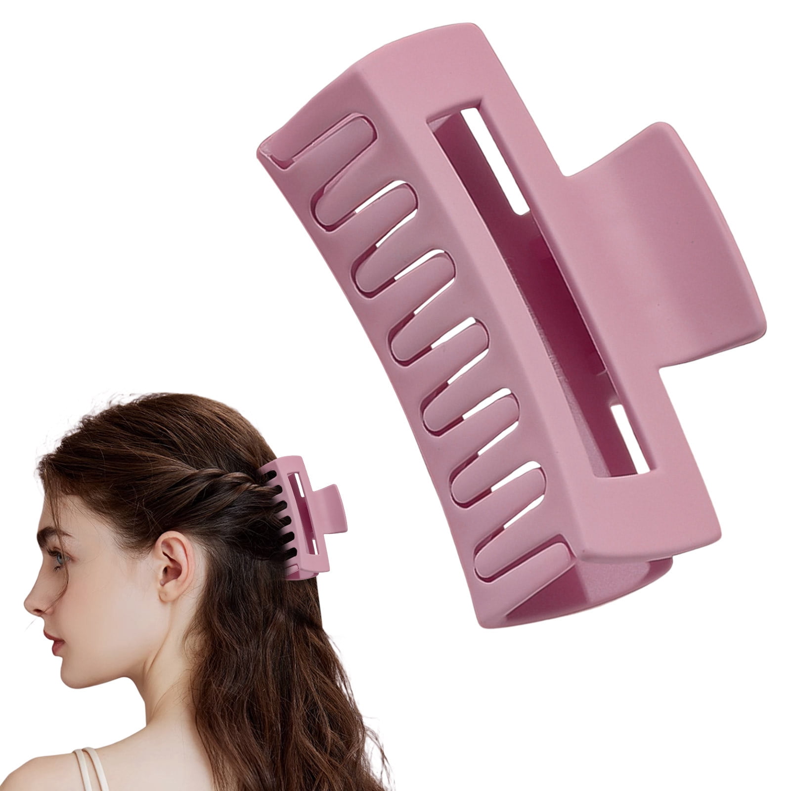 8cm Small Matte Non-Slip Hair Claw Clips for Women and Girls, Strong ...