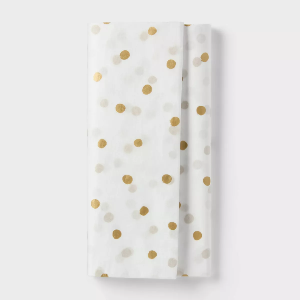 8ct Pegged Tissue Gold Metallic Ink on White - Spritz - Walmart.com