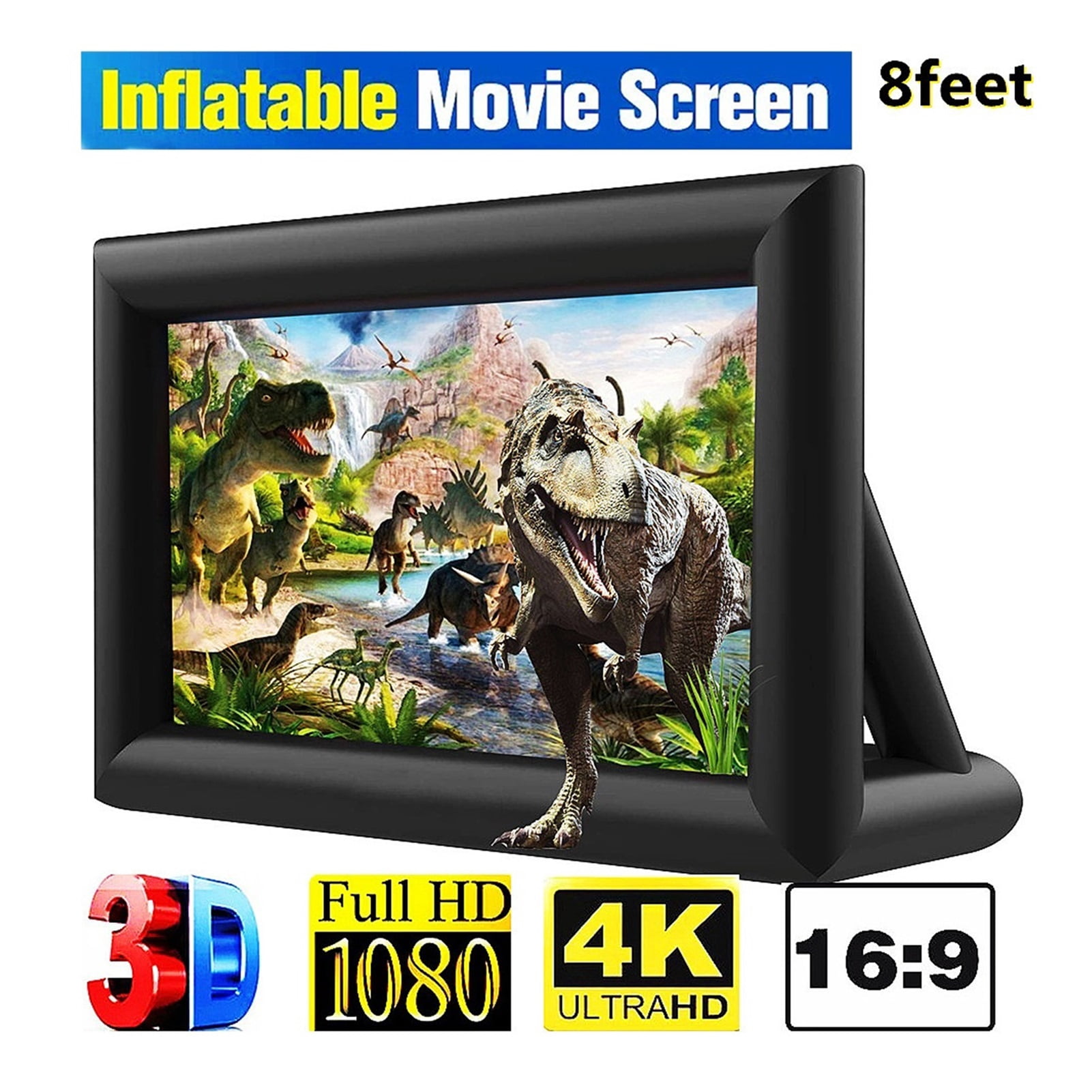 8ft 10ft 12ft 14ft 16ft 18ft 20ft Inflatable Projector Movies Screen ...