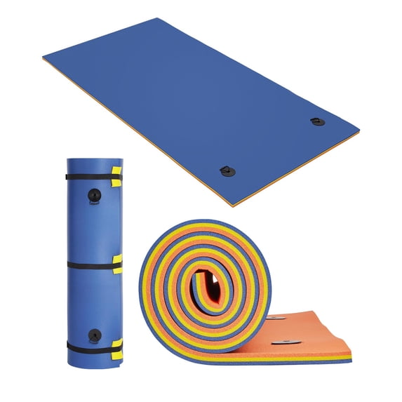 8ft 3-Layer XPE Lily Pad Floating Water Mat, Tear Resistant Foam ...