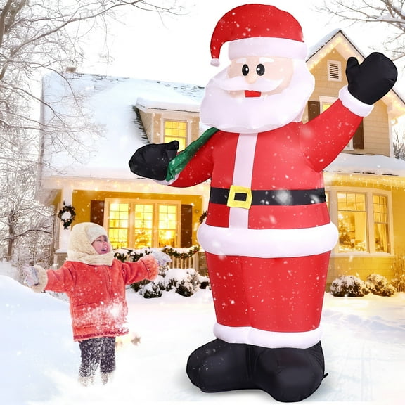 SHIQI-Christmas Inflatables Decorations Outdoor, 6FT Inflatable Xmas ...