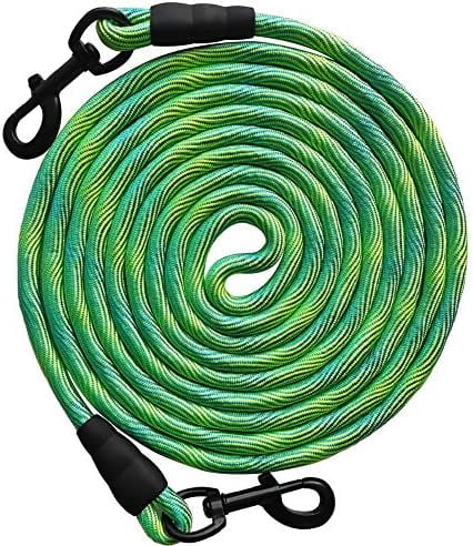 8ft Dog Tie-Out Long Tether Rope Leash, 12ft 20ft 30ft 50ft 75ft Dog ...