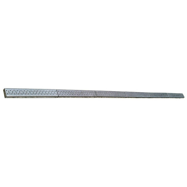 8ft Galvanized Metal Pegboard Strip Metallic Pegboard Rail Pack - (6 ...