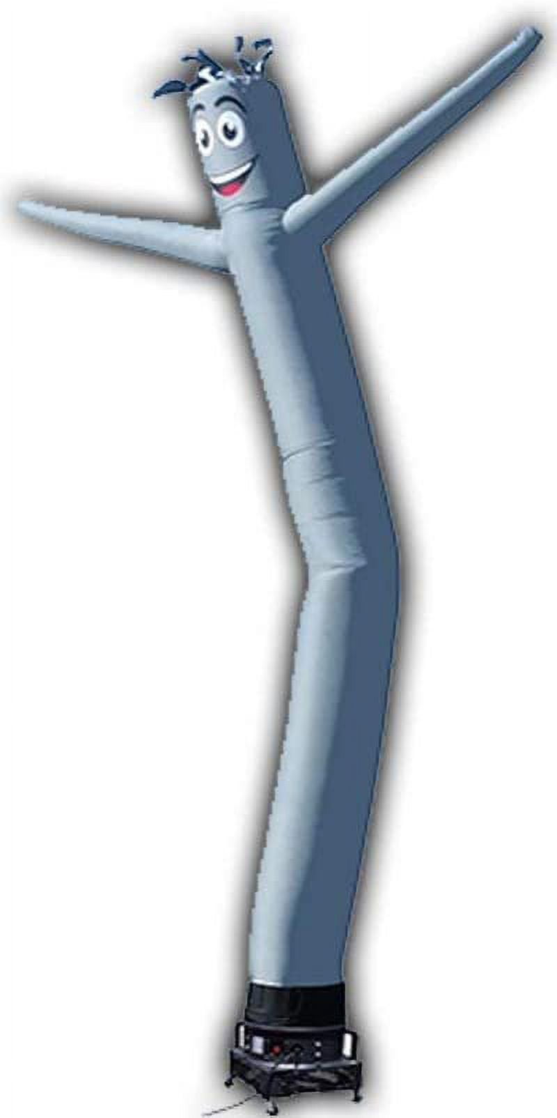 8ft Inflatable Tube Man Solid Cool Grey Color - Complete Set with ...