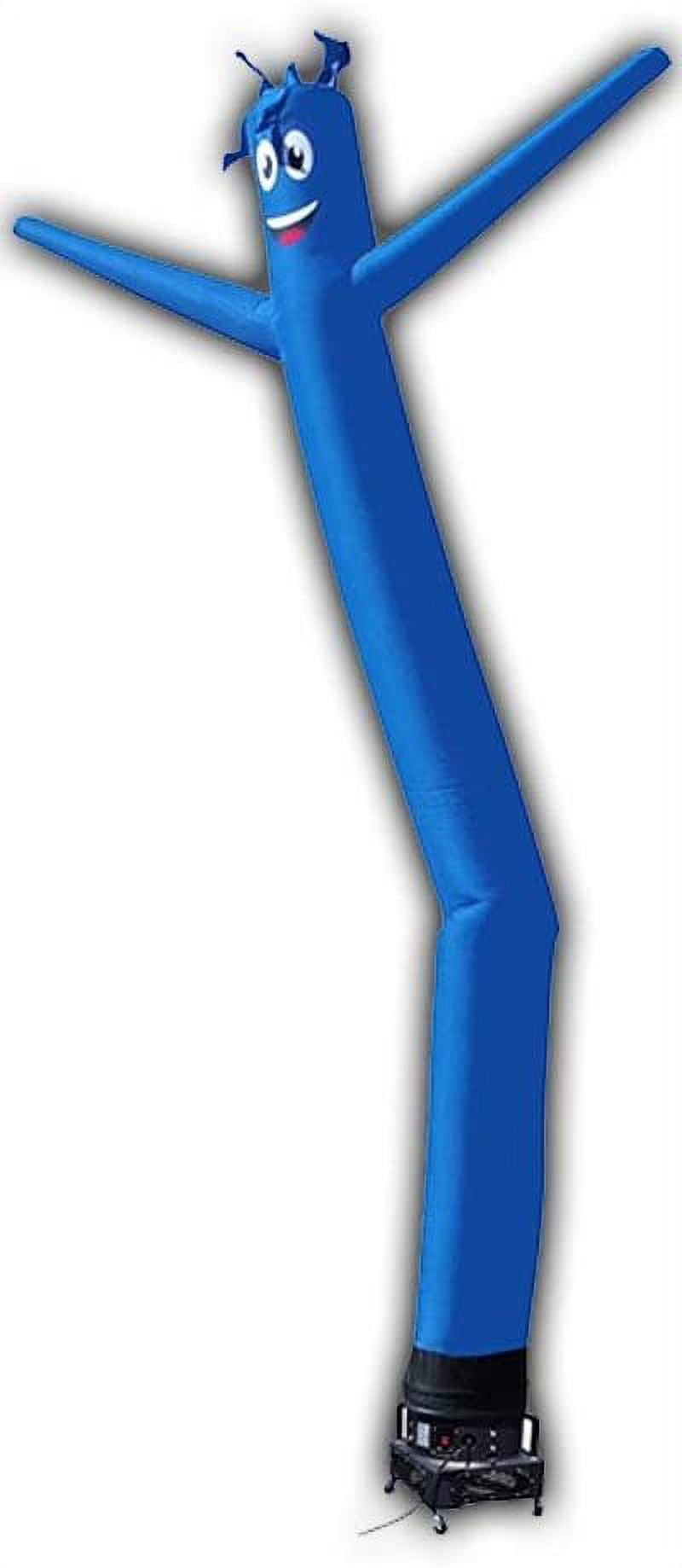 8ft Inflatable Tube Man Solid Dark Blue Color - Complete Set with ...