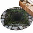 8ft Round Rug 3D Optical Illusion Area Rugs for Living Room Bedroom ...