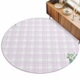 8ft Round Rug Eucalyptus Leaves Area Rugs for Living Room Bedroom ...