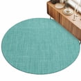 8ft Round Rug Vintage Teal Green Area Rugs for Living Room Bedroom ...
