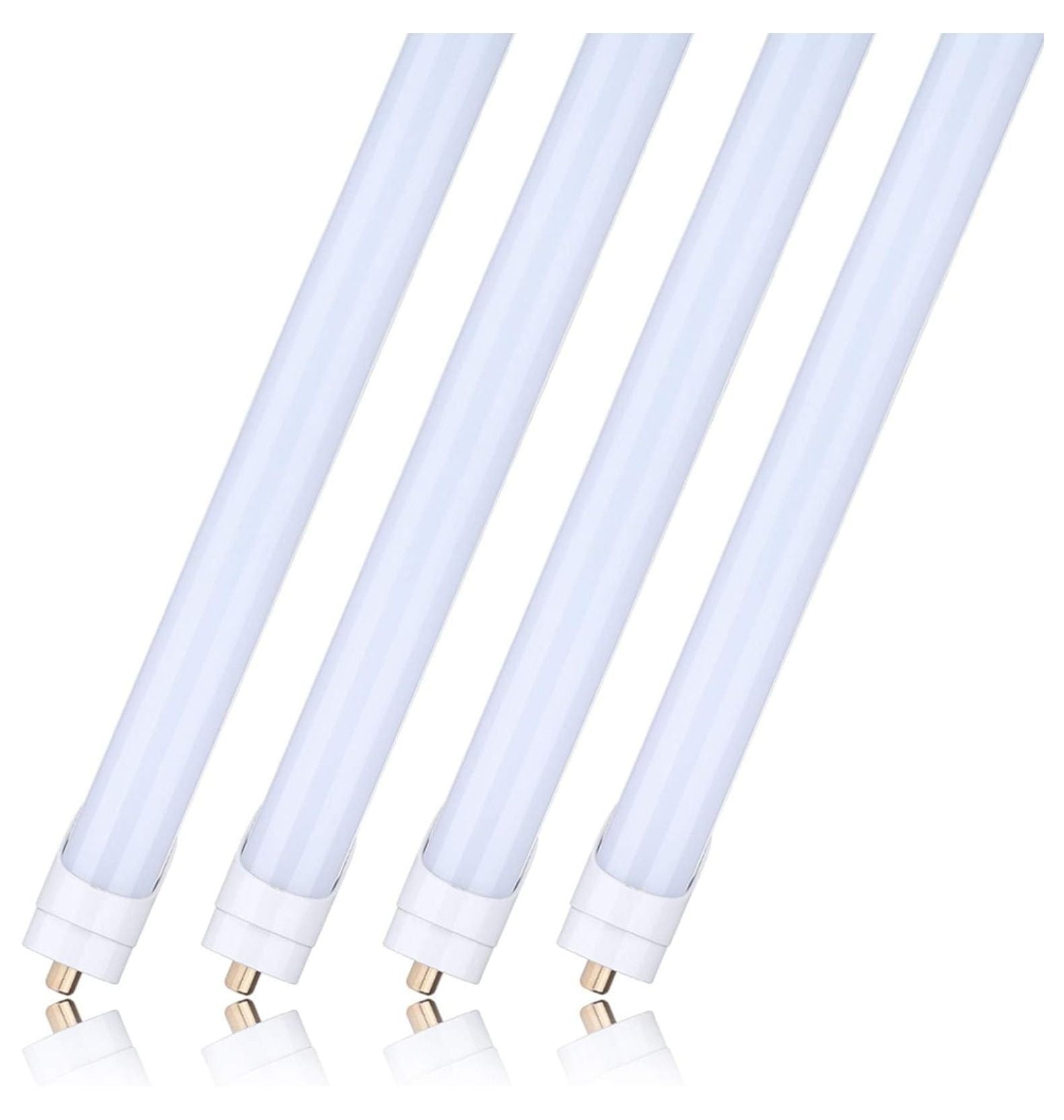 8ft T8 LED Tube Light 5000K for Garage Daylight White 45W (Replace 100 ...