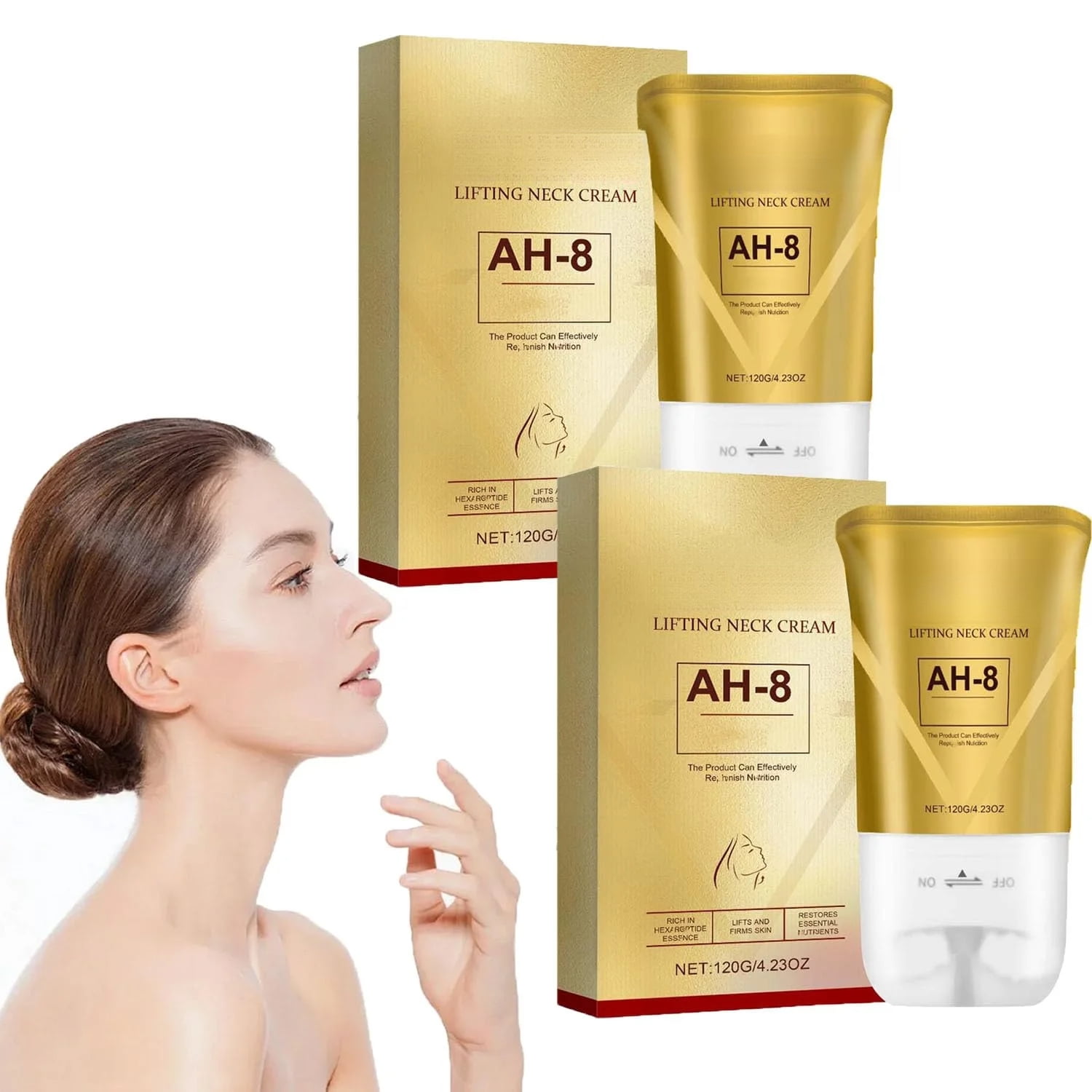 8ha Neck Firming Cream, Ah 8 Firming Neck Cream, Ah-8 Firming Neck ...