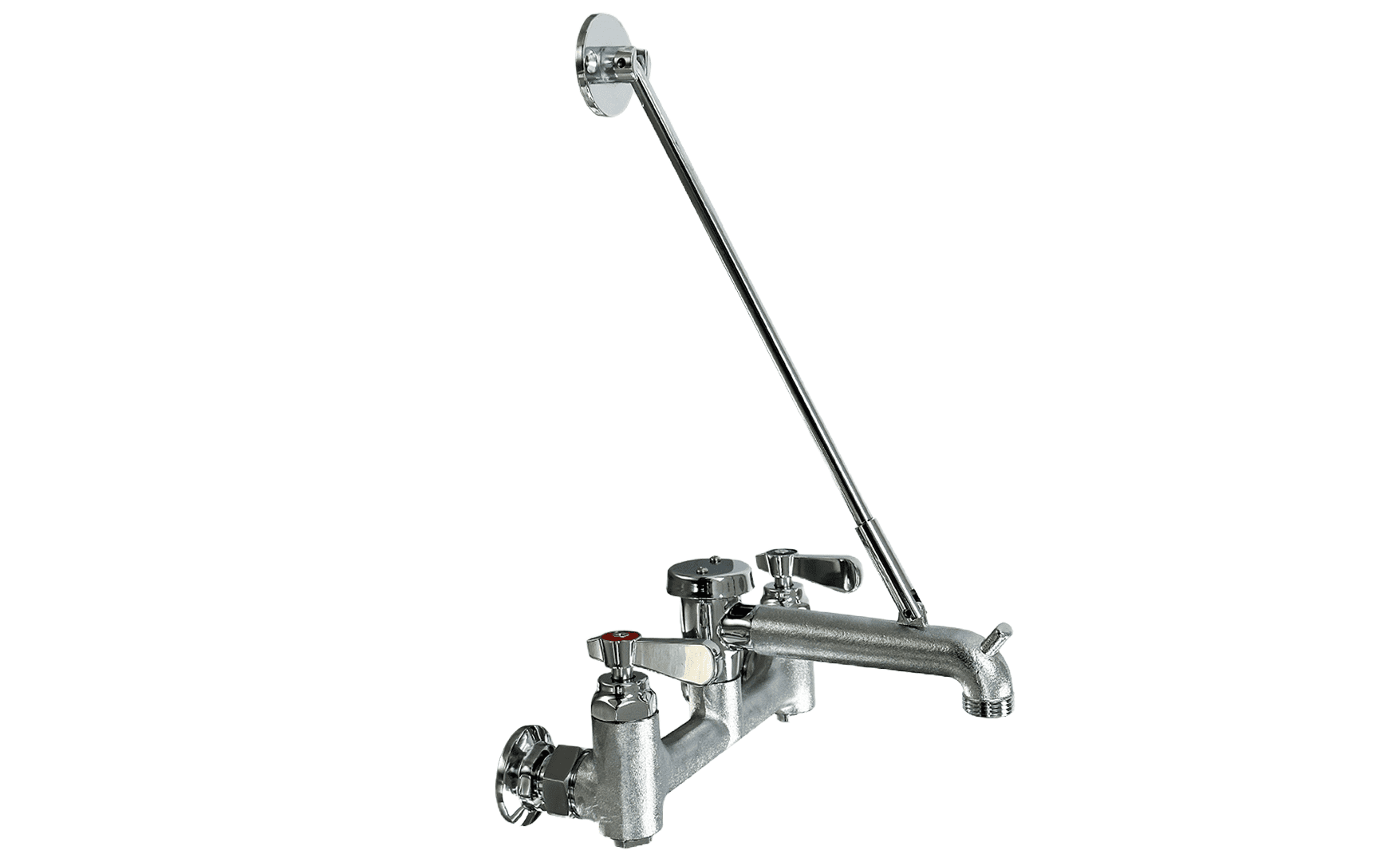 NSF 2-Handle Wall Mounted Service Sink 8 in. Commercial Faucet, Mount ...