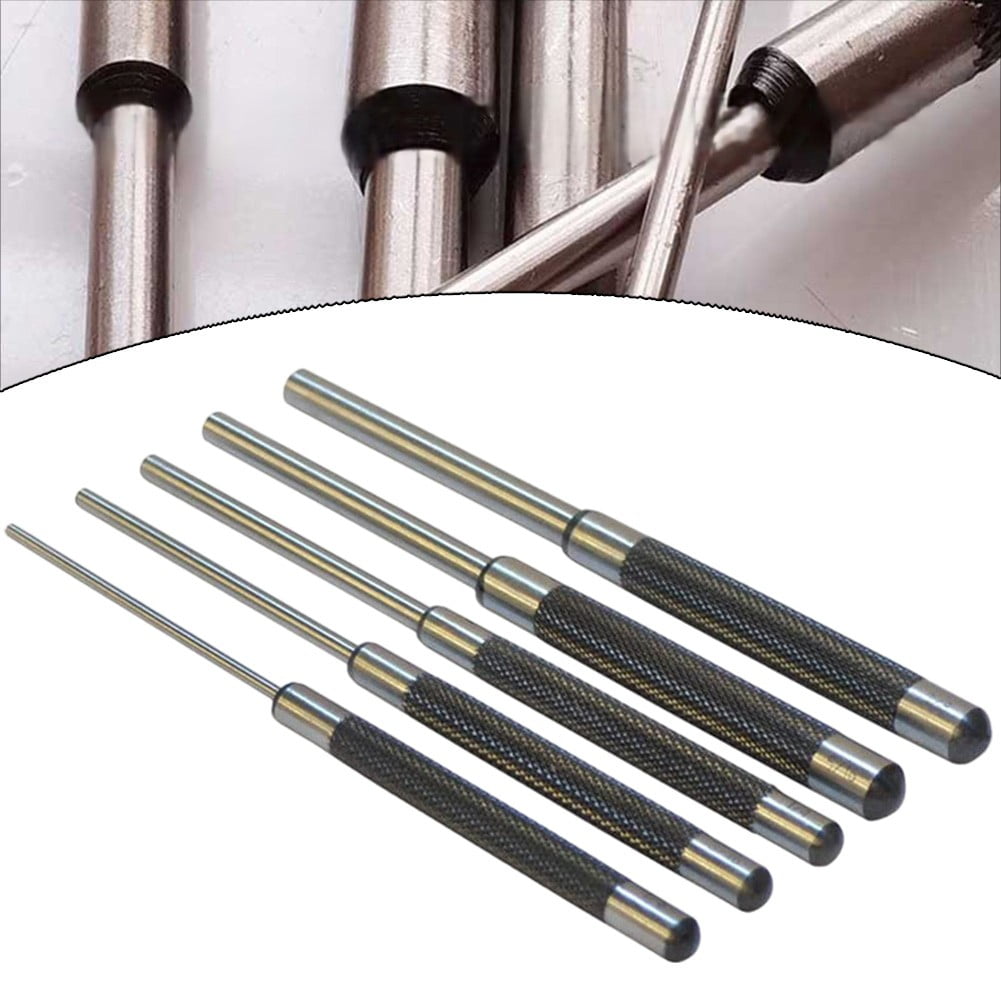 8in Long Carbon Steel Pin Punch Set Removing Repair Tool for Jewelers ...