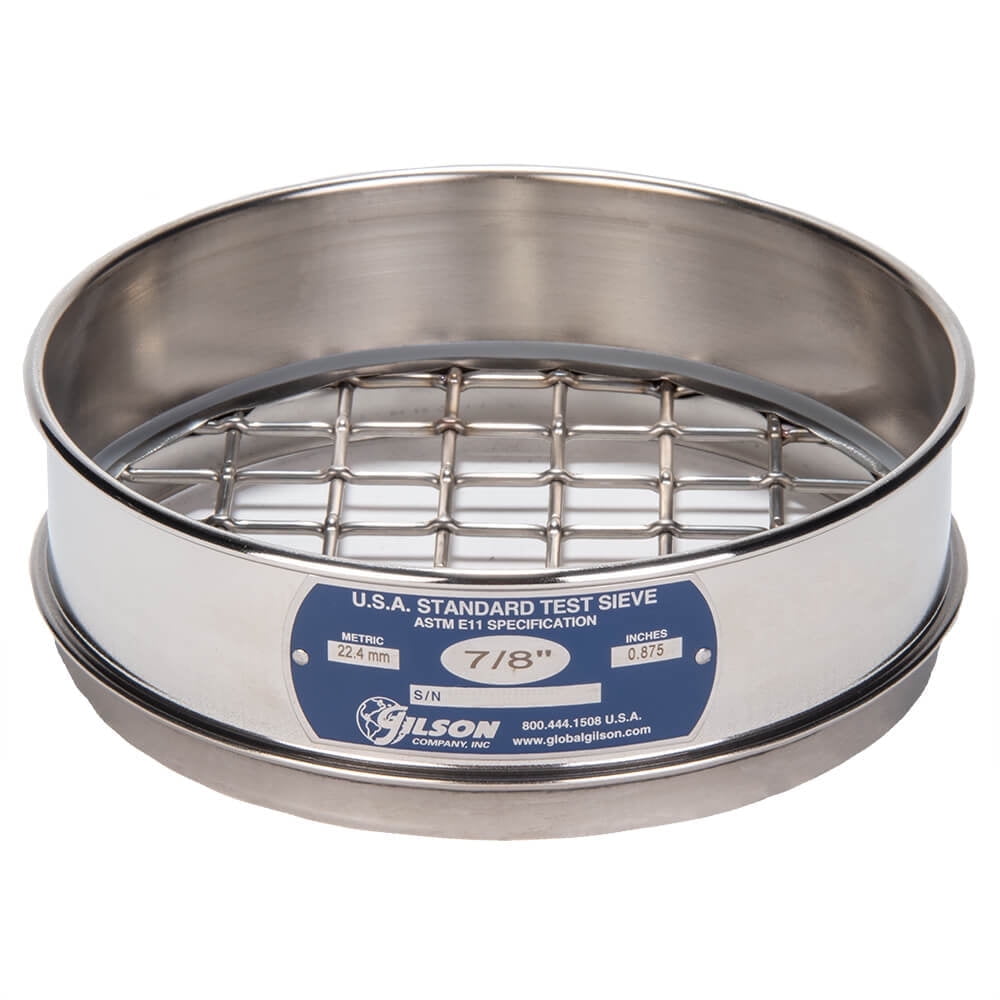 8in Sieve, All Stainless, Full-Height, 7/8in - Walmart.com