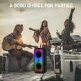 8in Wireless Portable Bluetooth Karaoke Speaker with TF/USB/AUX/FM/TWS ...