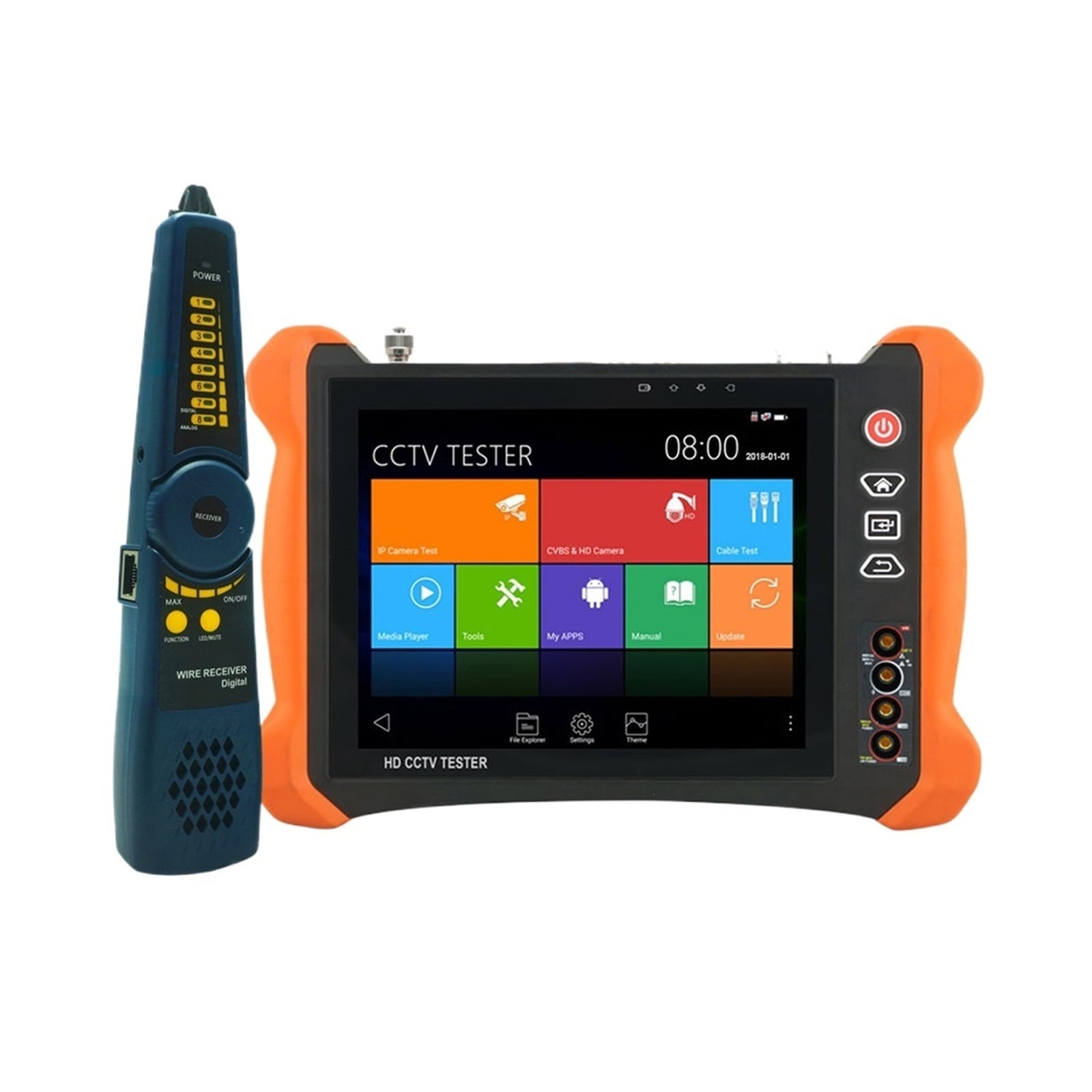 8inch 12MP IP Camera Tester X9 CCTV Monitor 4K AHD/TVI/CVI/SDI All In 1 ...