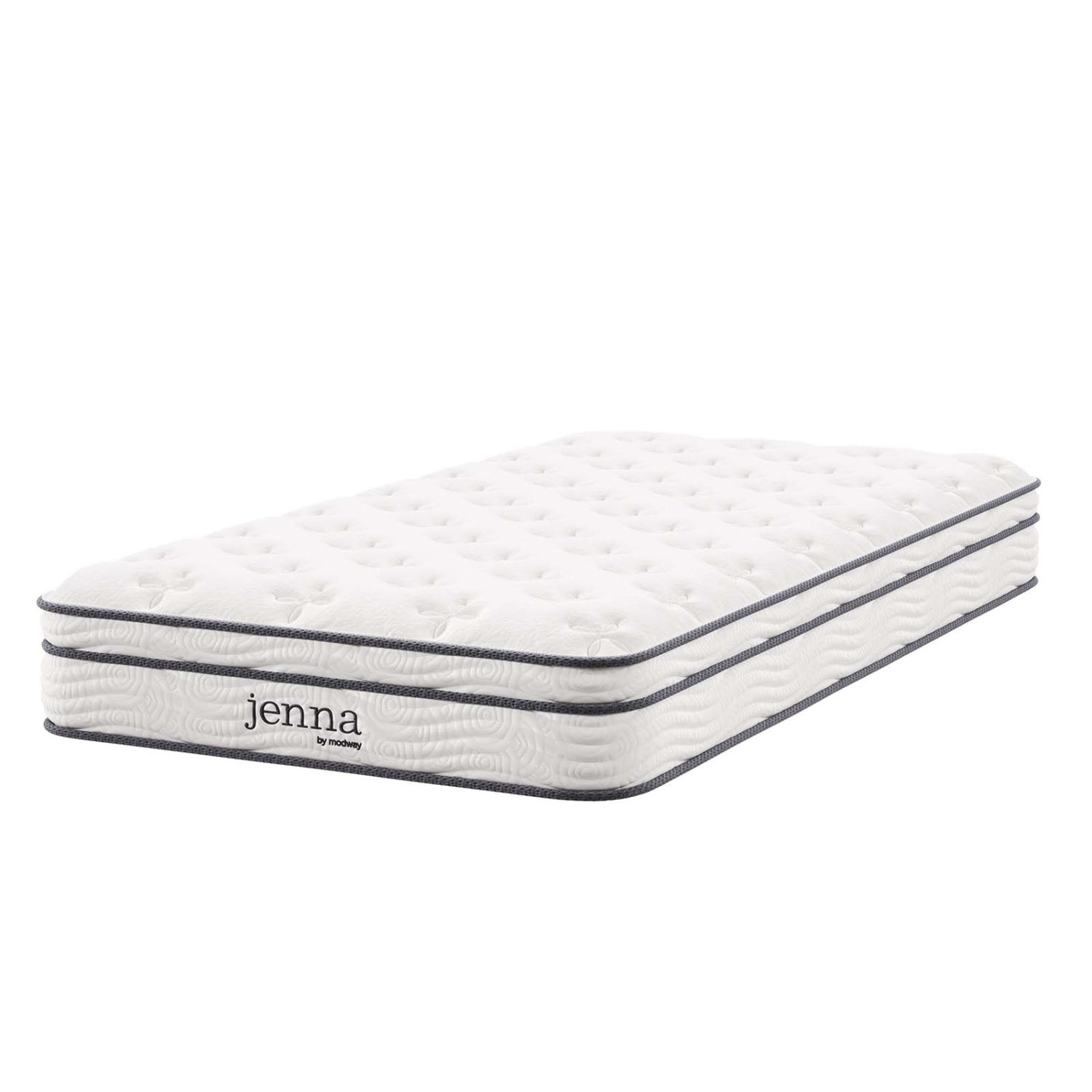 8inch Mattress, Innerspring, Twin Size, White, Fabric, Bedroom, Modern ...