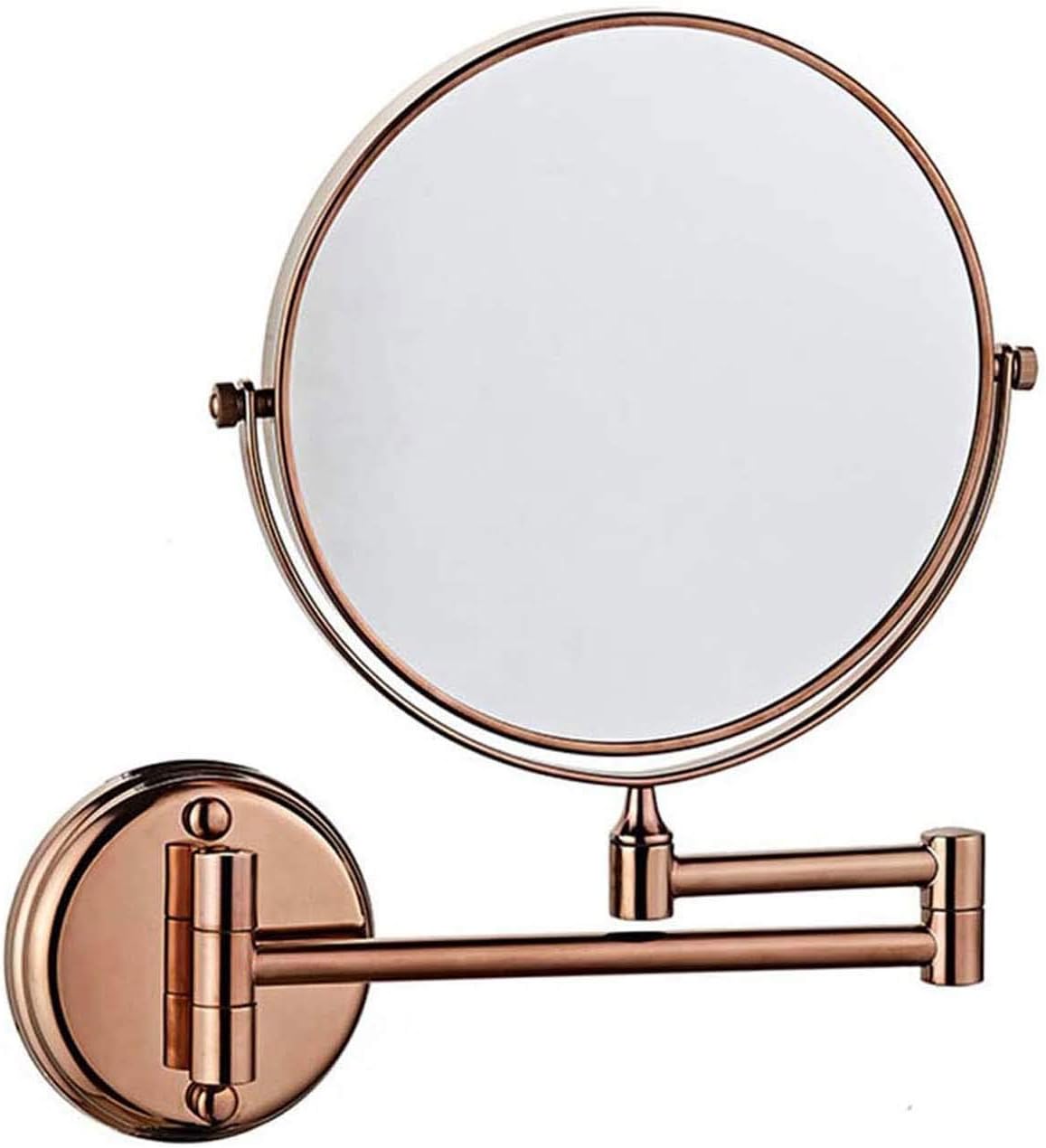 8inch Round Make Up Mirror Double-Sided 360 Rotation Bathroom Mirror ...