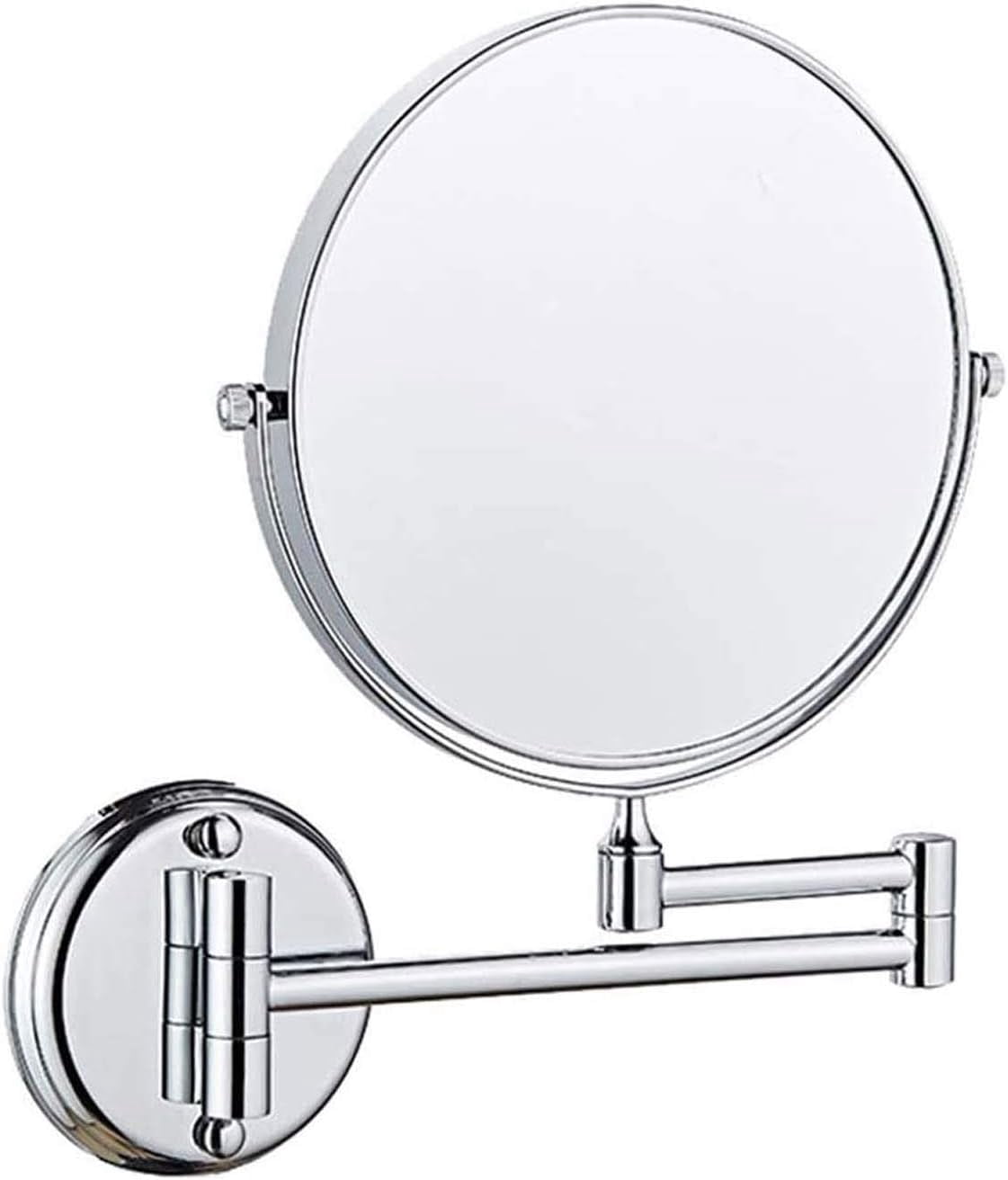 8inch Round Make Up Mirror Double-Sided 360 Rotation Bathroom Mirror ...