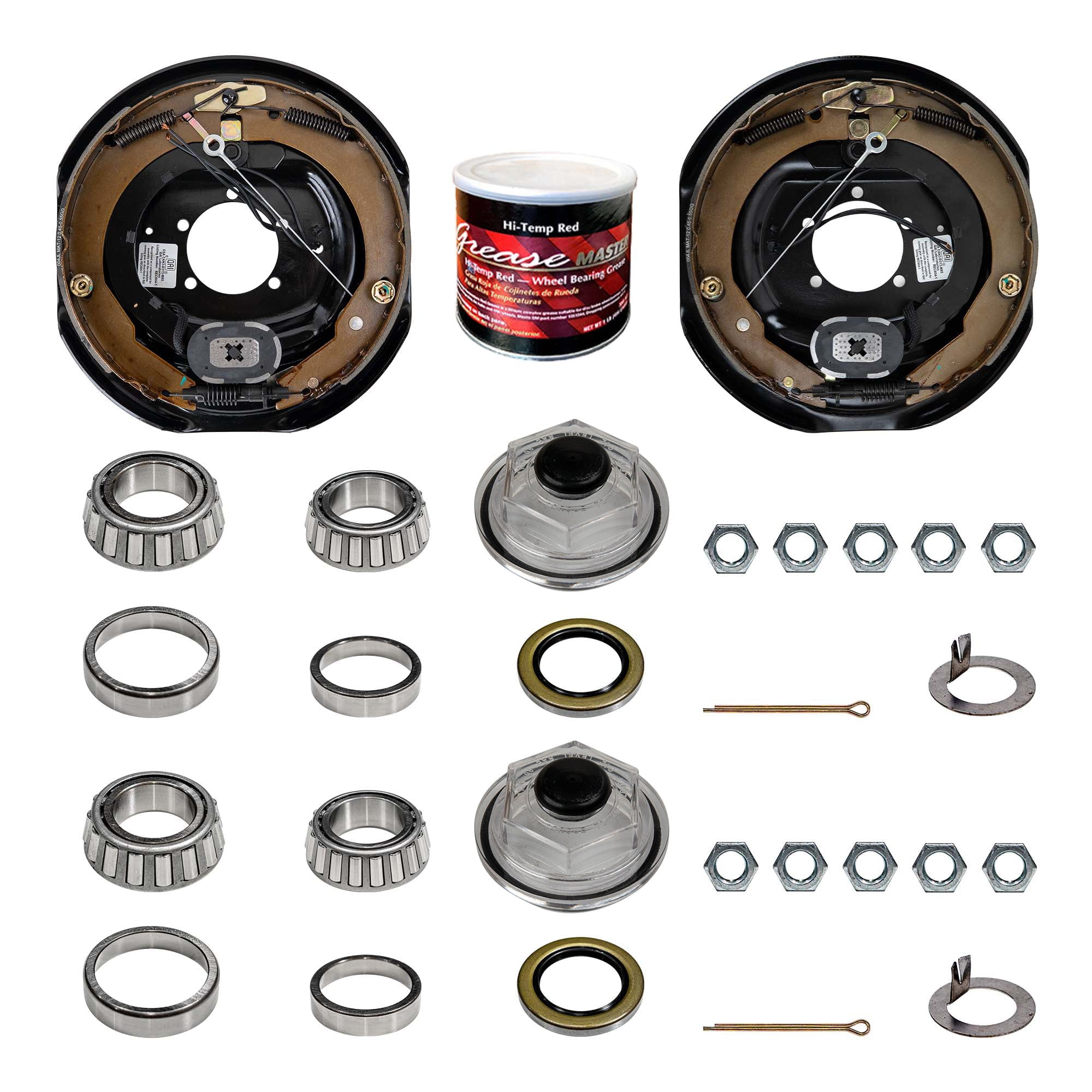 8k Hybrid Trailer Axle Electric Brake Complete Replacement Kit - 8000 ...