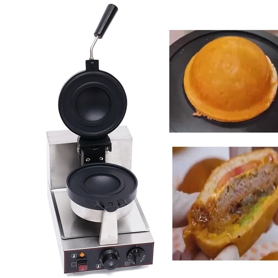 8kg Commercial Electric Burger Waffle Make Panini Hamburger Press ...
