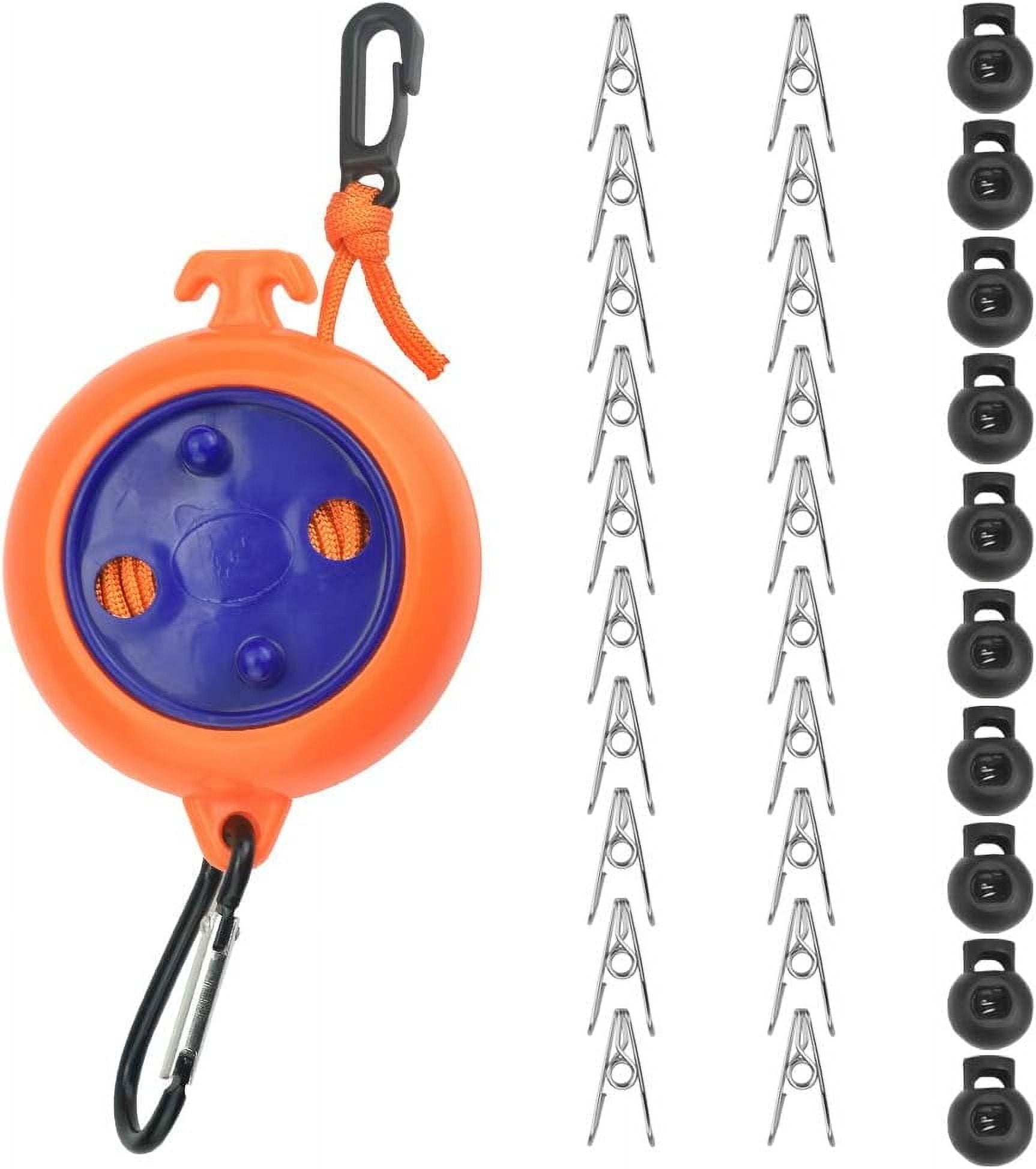 8m outdoor retractable clothesline portable clothesline camping ...