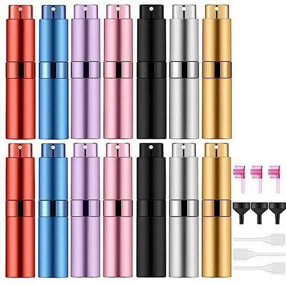 8ml/14pcs Portable Mini Perfume Atomizer, Refillable Empty Small Spray ...