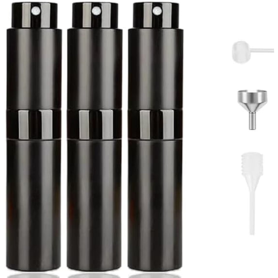8ml Perfume Atomizer, 3 count Perfume Travel Refillable Bottle, Empty ...