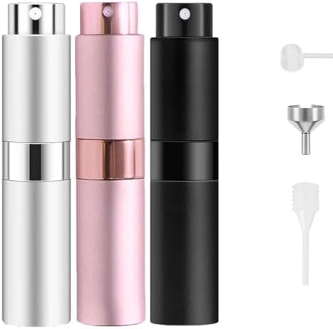 8ml Perfume Atomizer,3 pcs Perfume Travel Refillable Bottle, Empty ...