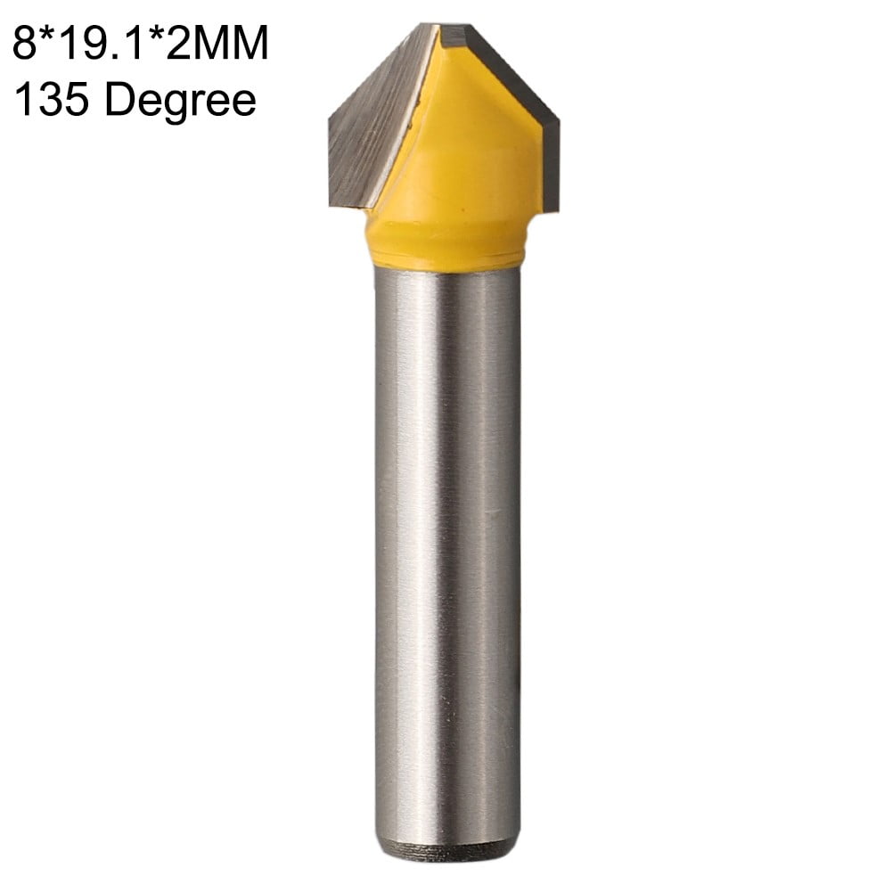 8mm 108 135 Degree V-shaped Flat Router Bit Woodworking Engraving ...