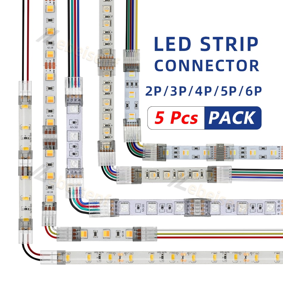 8mm 10mm 2Pin 3Pin 4Pin 5Pin 6Pin 12mm IP20 IP65 LED Strip to Strips or ...