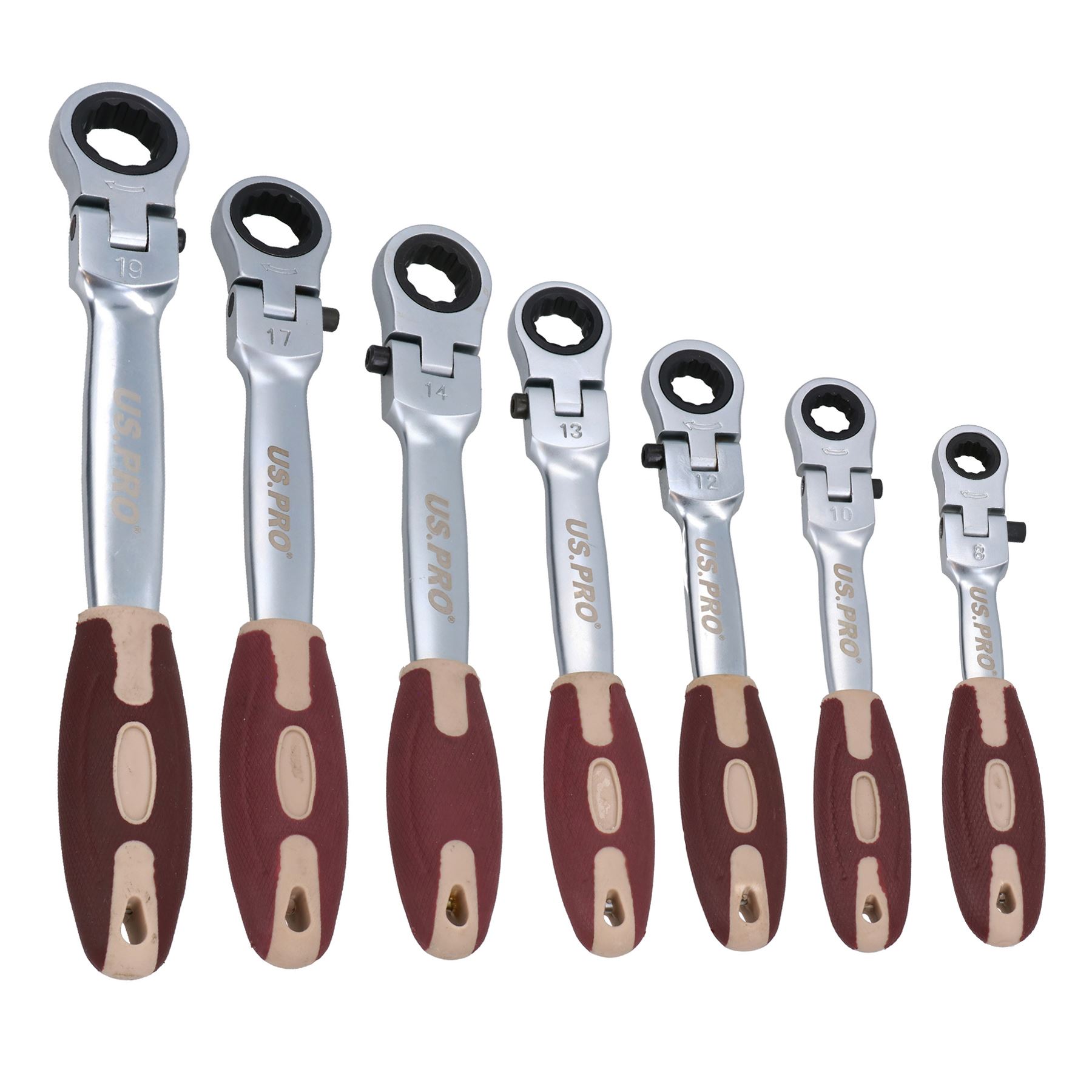 8mm – 19mm 7pc Flexi Flexible Ring Ratchet Spanner Lockable Head 72 Teeth - Walmart.com