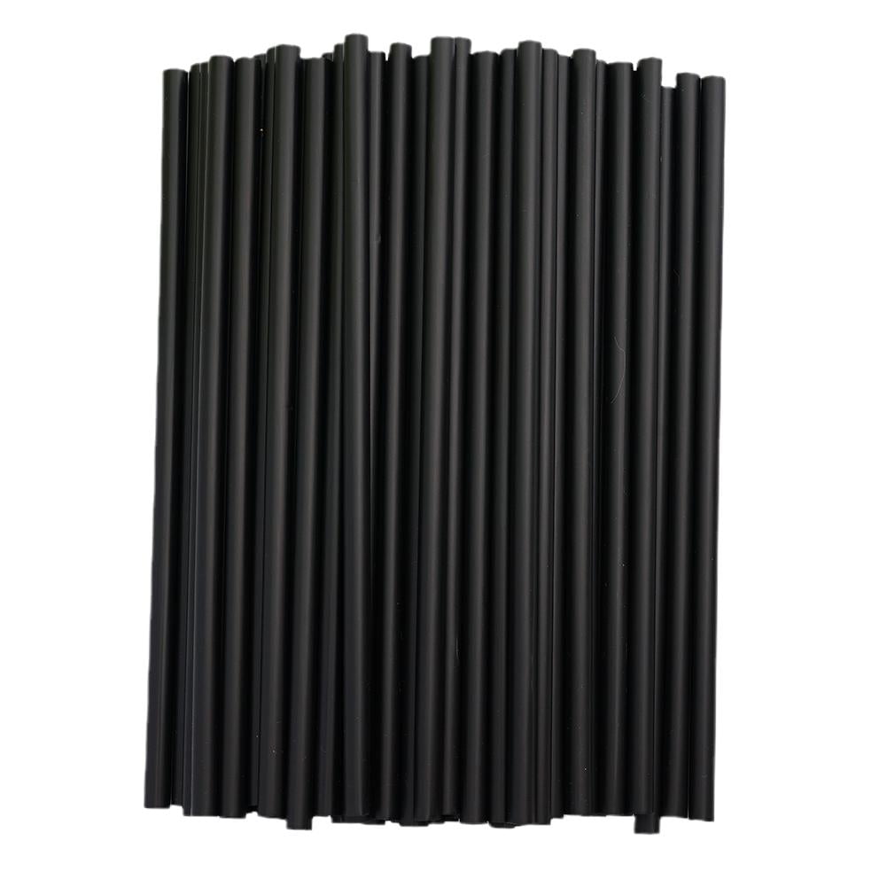 8mm*230mm Black Plastic Straws (disposable) PP Material Cocktail Straws ...