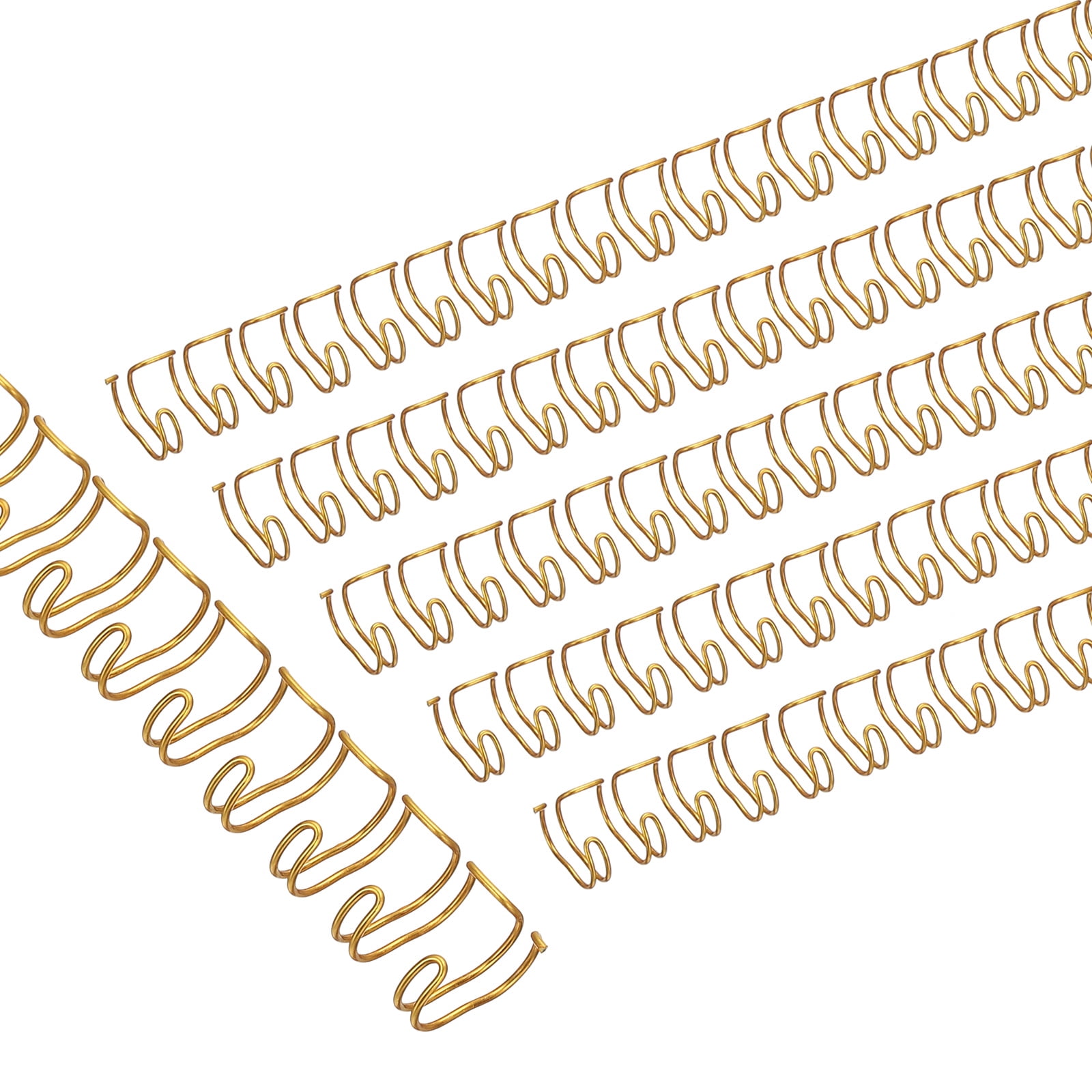 8mm (5/16") Double Loop Wire Binding Combs, 20 Pcs Metal Twin Loop ...