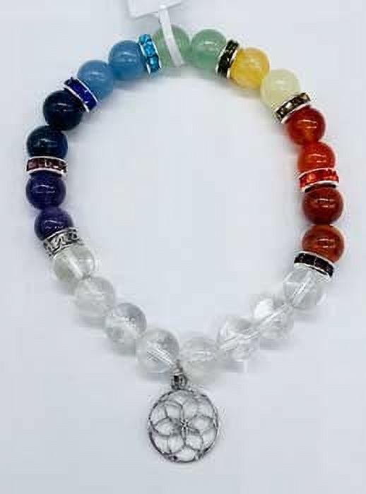 8mm 7 Chakra Seed of Life - Walmart.com