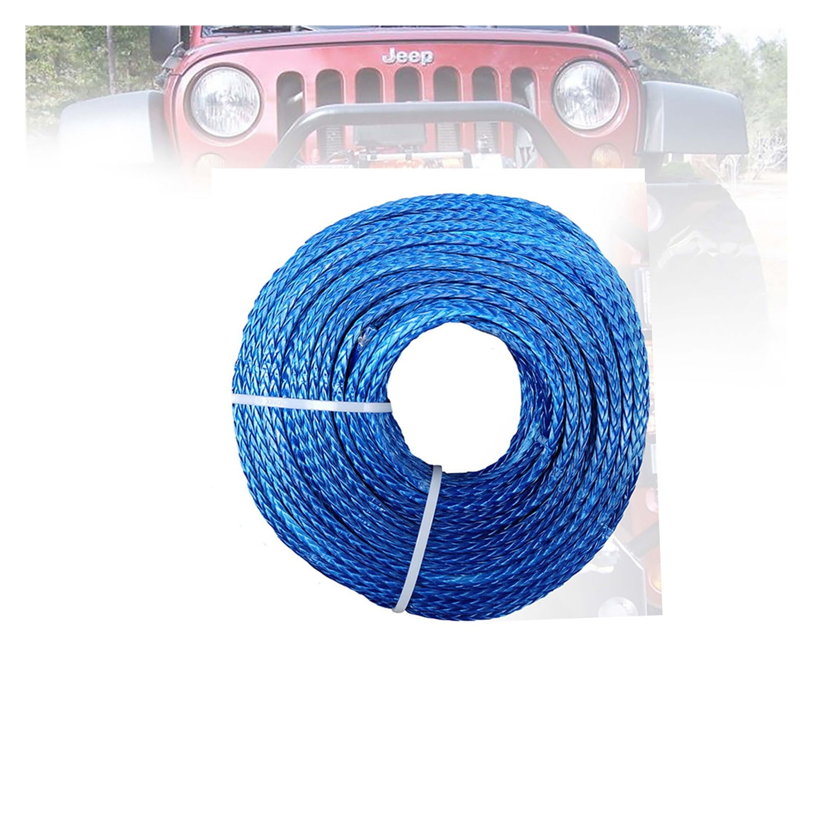 8mm*7m Synthetic Winch Rope, Winch Line For Atv Accessaries,4x4 Winch ...
